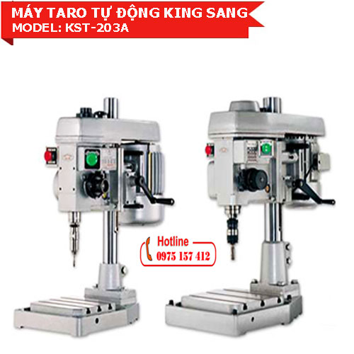 Máy taro tự động KST-203A, taro bánh răng 8mm - Thietbimaynhapkhau