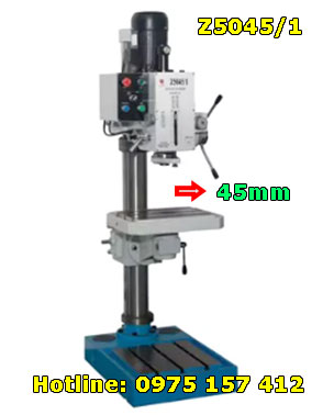 Máy khoan tự động Z5045/1, khoan bàn hộp số 45mm công suất 2HP.