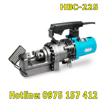 Máy cắt sắt 25mm HBC-225, cắt sắt thủy lực 25mm hiệu Ogura.