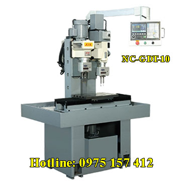 Máy khoan bàn và taro NC-GDT-10, khoan taro đa năng 2 đầu hiệu KTK.