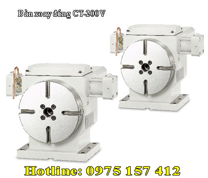 Bàn xoay đứng CT-200V, CT-250V, CT-320V dùng thủy lực.